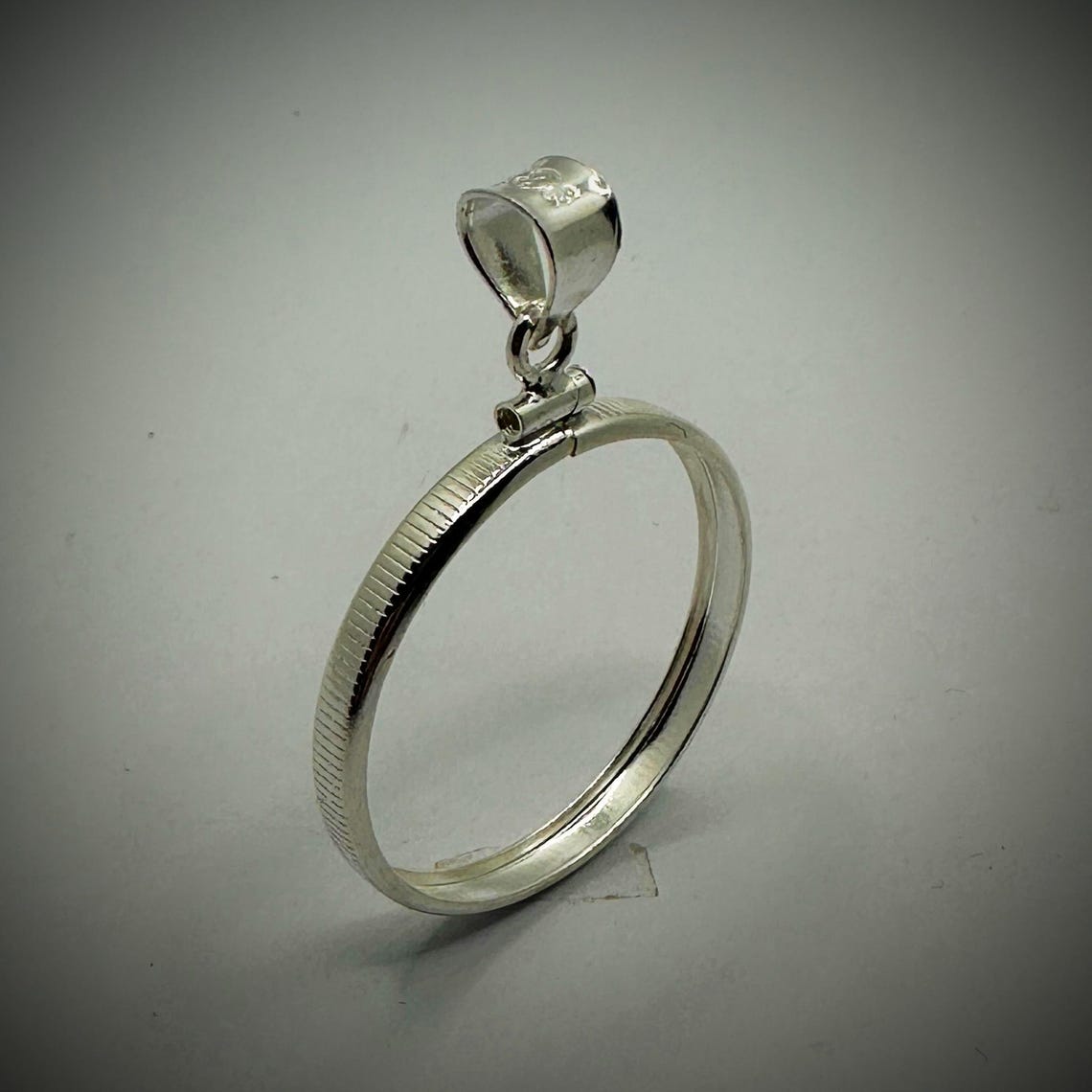 British Florin Sterling Silver Coin Edge Bezel - Etsy