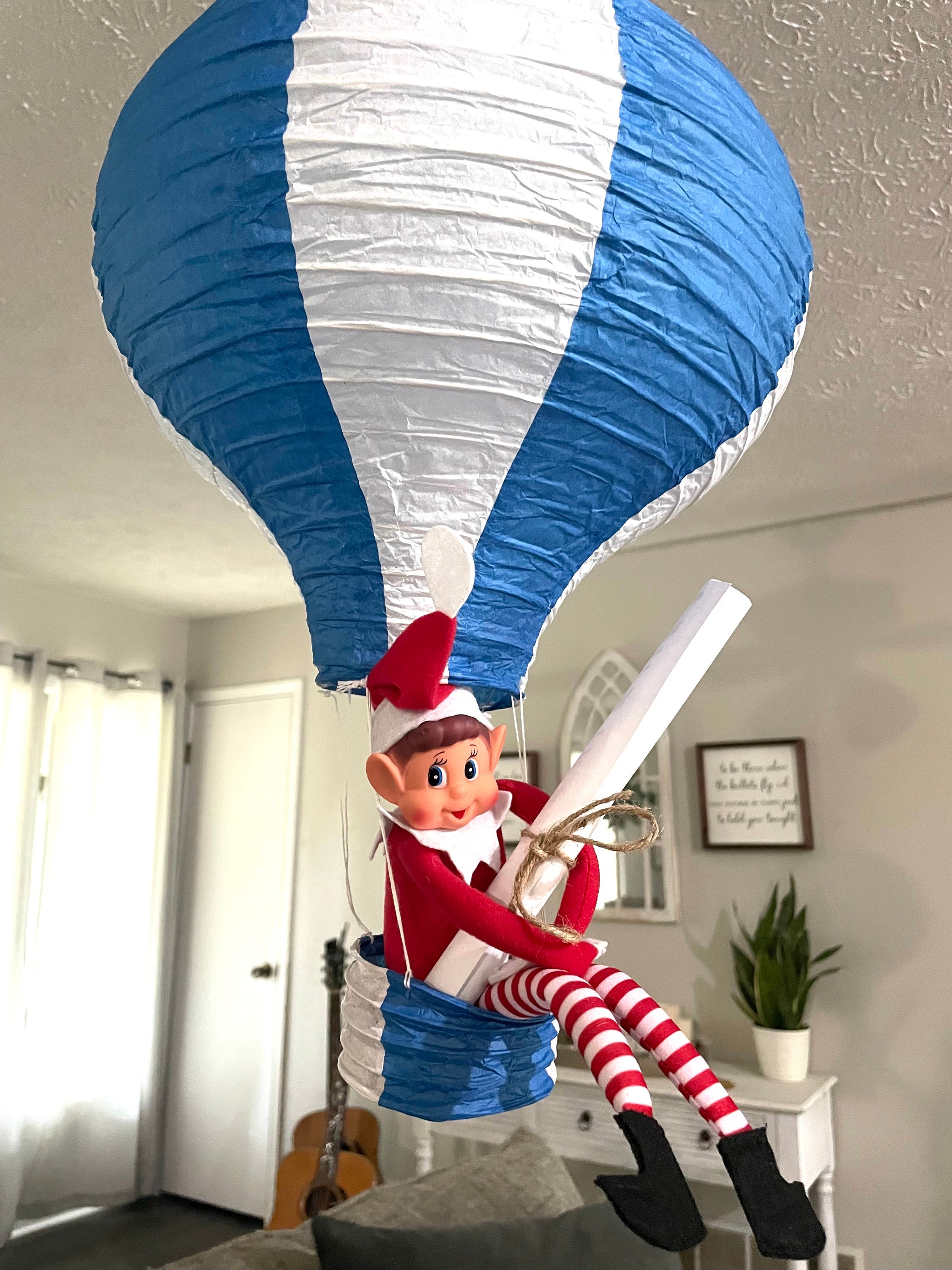 Elf Hot Air Balloon Arrival unique Colors Elf Scenes 2023 Elf ...