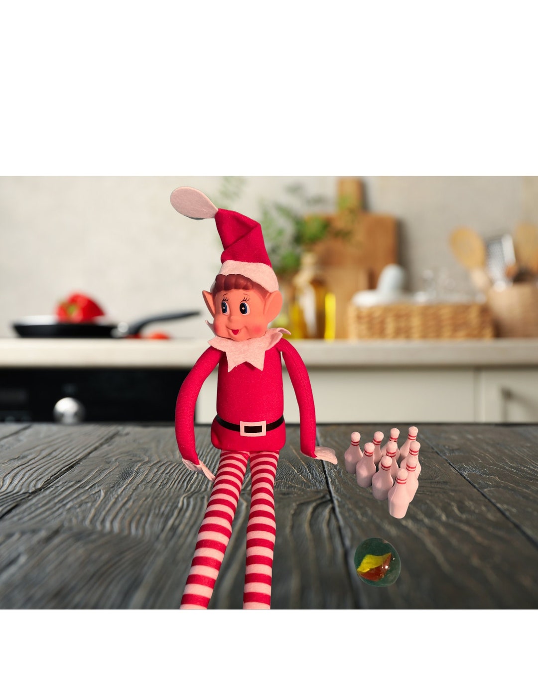 Elf Bowling Scene Individual Elf Scenes Miniature Bowling - Etsy