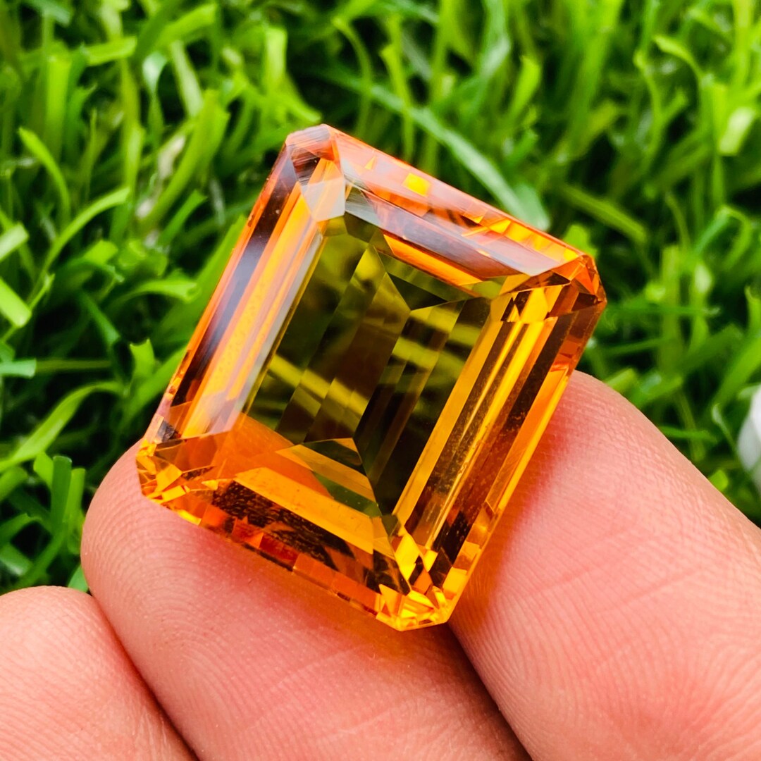 Beautiful!!!!! Golden Yellow Sapphire High Quality Gemstone Cushion ...