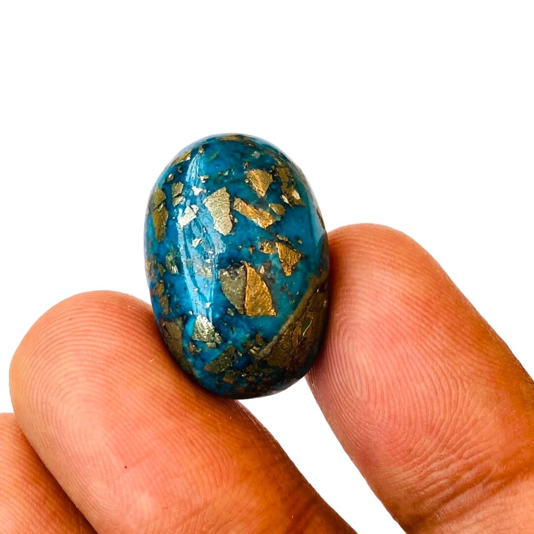 Turquoise 100% Natural High Quality Gemstone Oval Shape Pendant Size ...