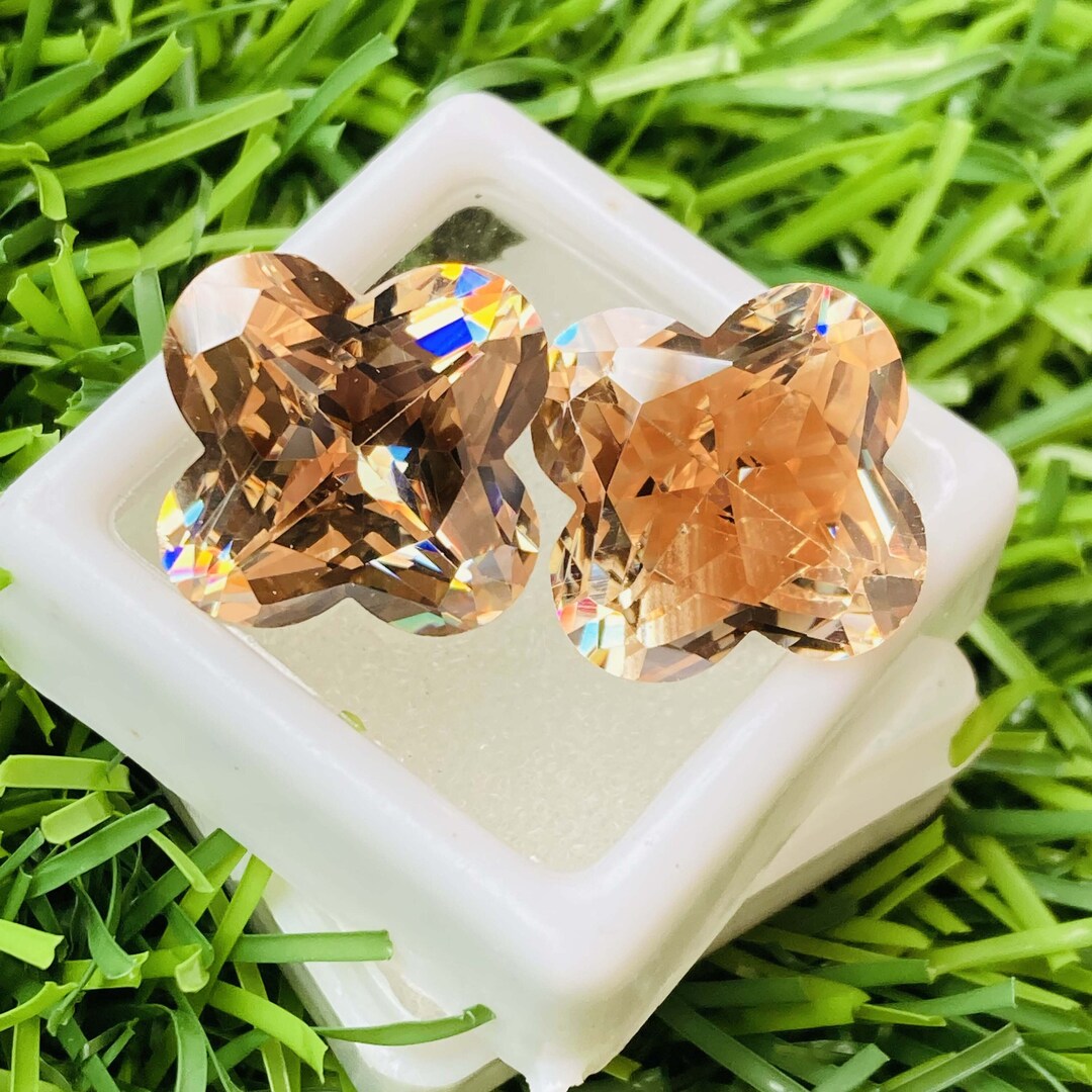 AA++ Pair Star Fancy Shape Light Golden Sapphire Gemstone Fancy Shape ...