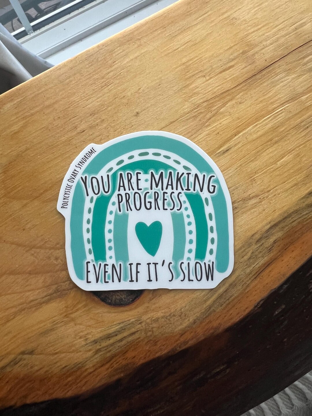 Motivational Sticker Pcosyou Are Making Progress Even If It's Slow ...
