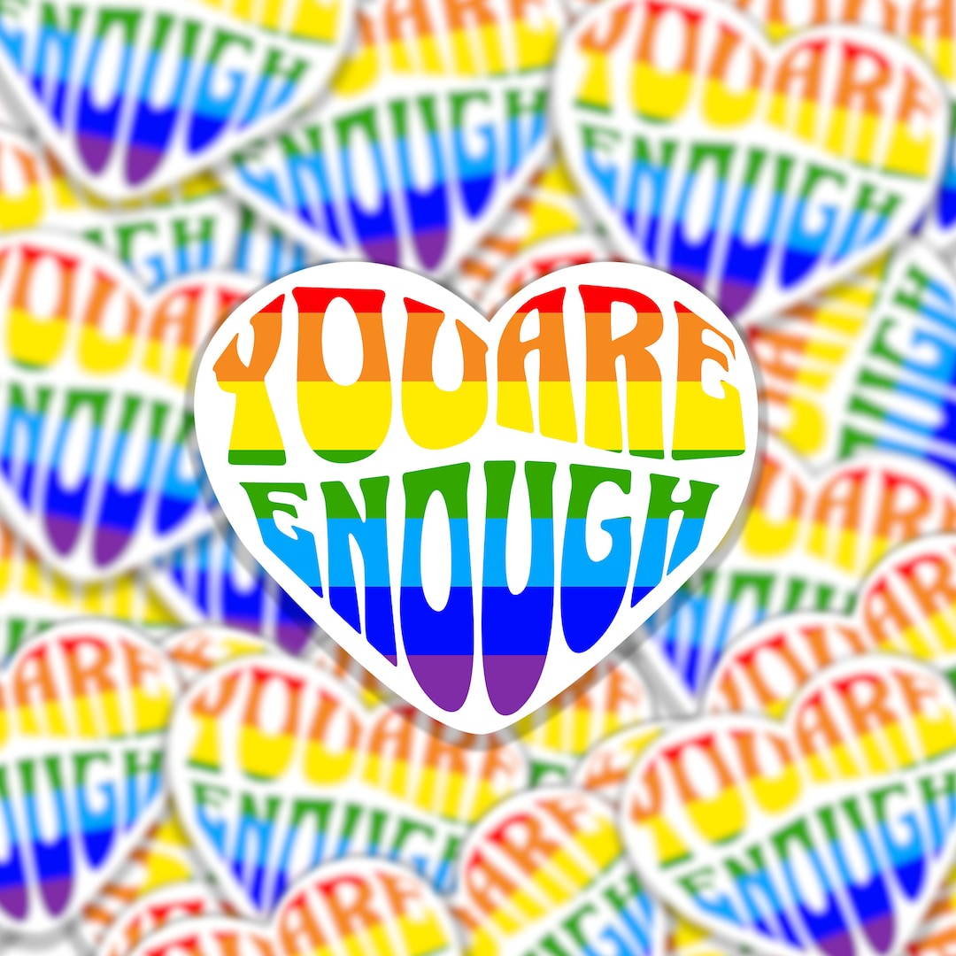 Pride Motivational Inspirational Sticker Just Because Gift Friends ...