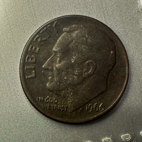 1966 No Mint Mark Dimes - Etsy