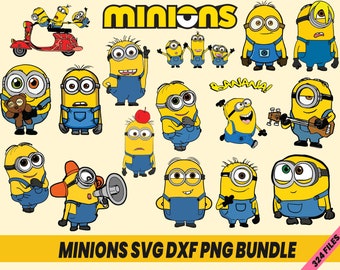 Minions Svg Bundle PNG-SVG-DXF - Etsy