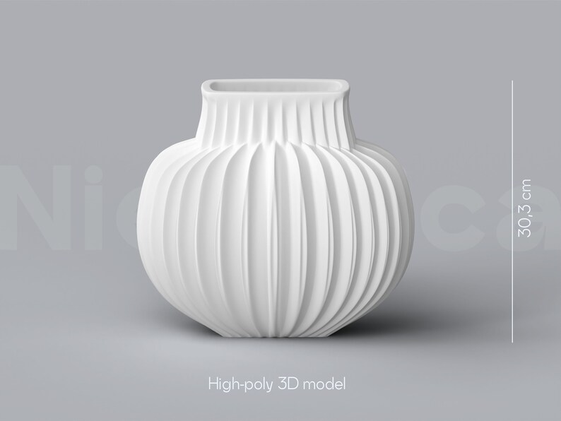 Decorative Vase Set / Printable Vase / Stl Files / 3D Models / Niedwica ...