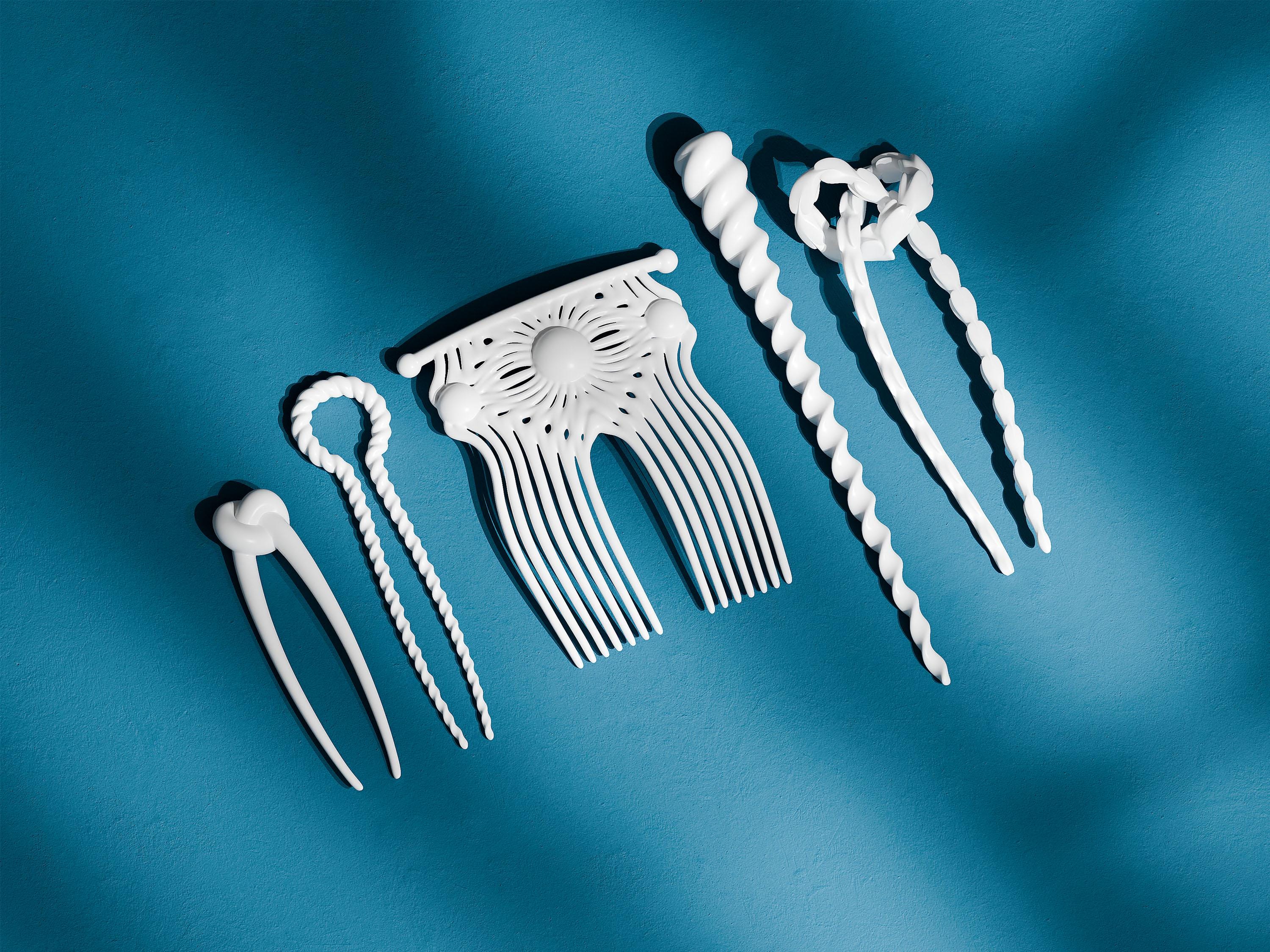 3D Printed Hair Pins: Resin Hair Stick Digital Model Bundle (STL Files ...