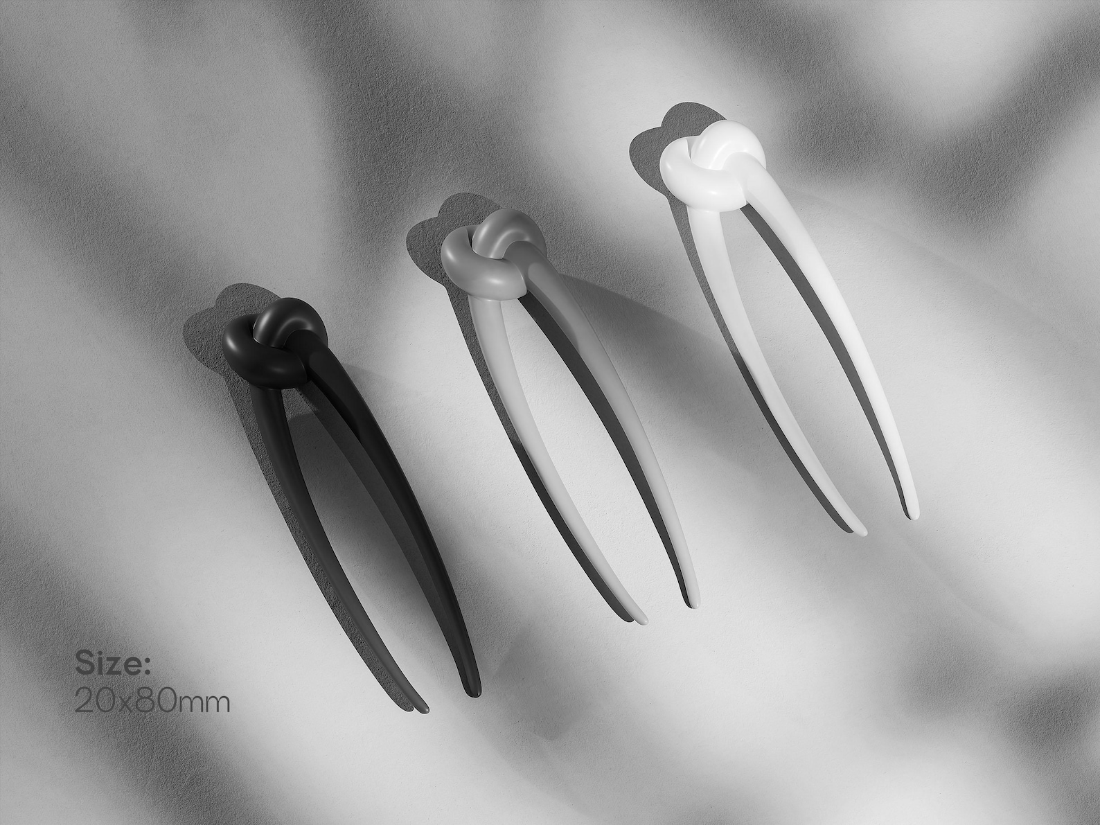 3D Printed Hair Pins: Resin Hair Stick Digital Model Bundle (STL Files ...