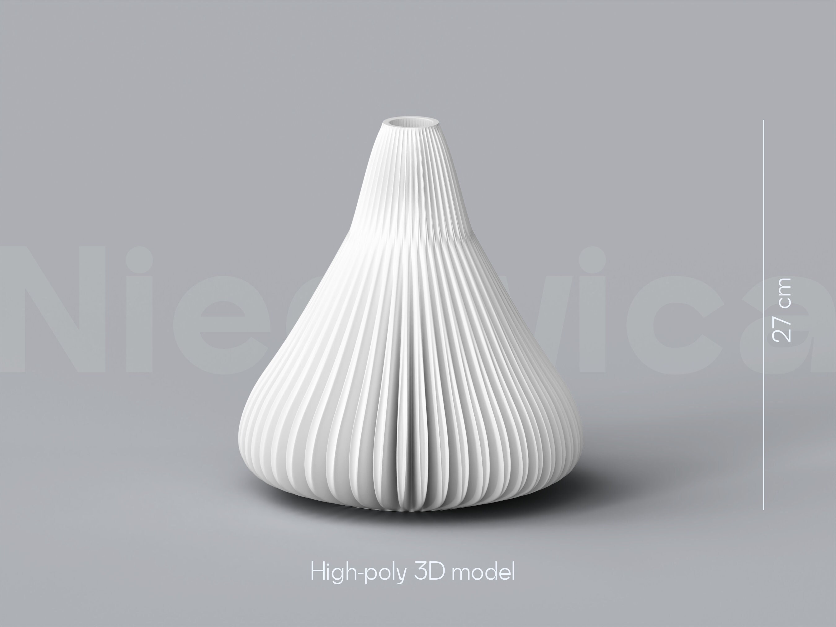 Decorative Vase Set Printable Vase Stl Files 3D Models Vase Collection ...