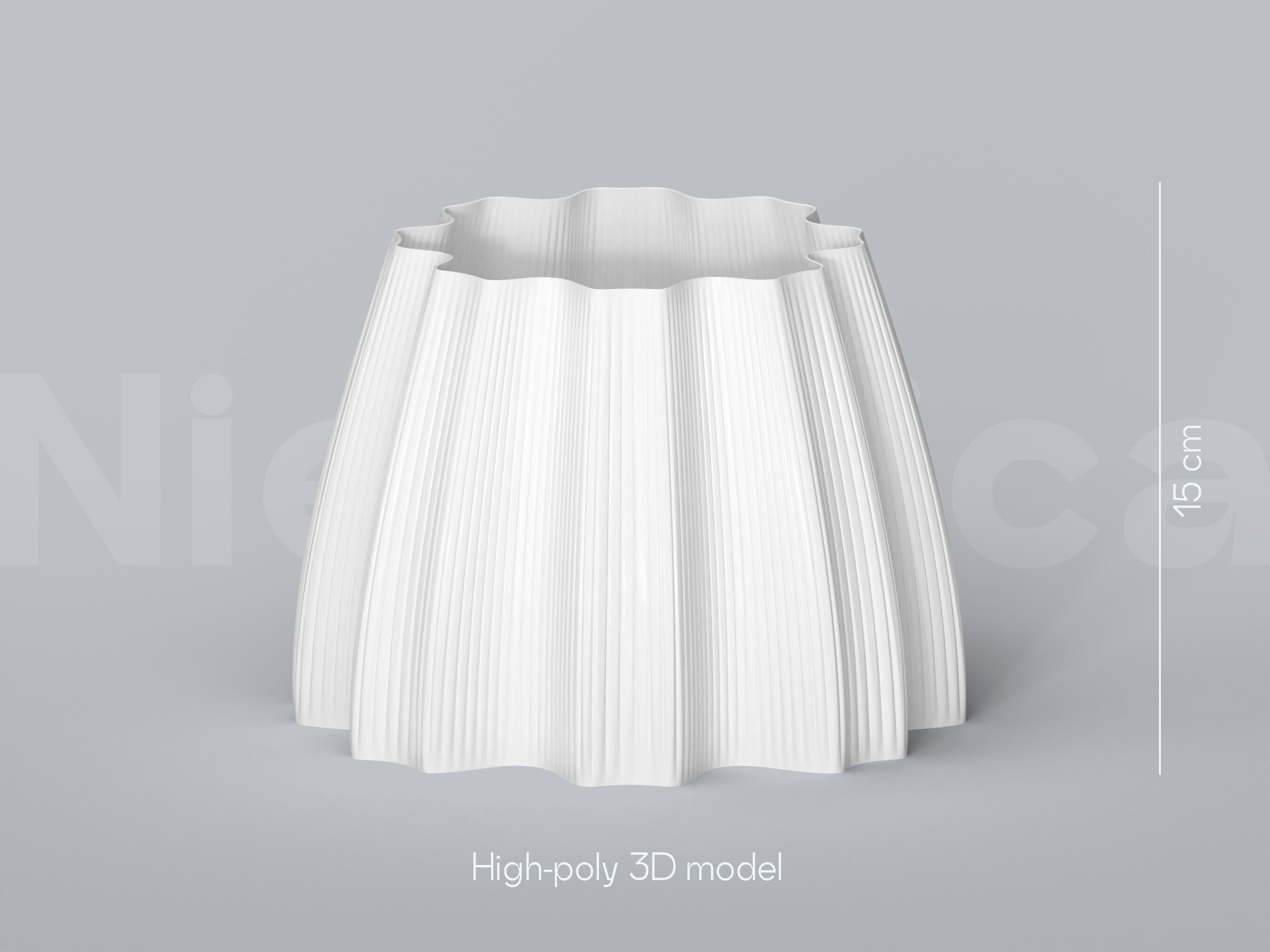 3D Printed Flower Pot STL File Set: Modern Planter Designs (digital ...