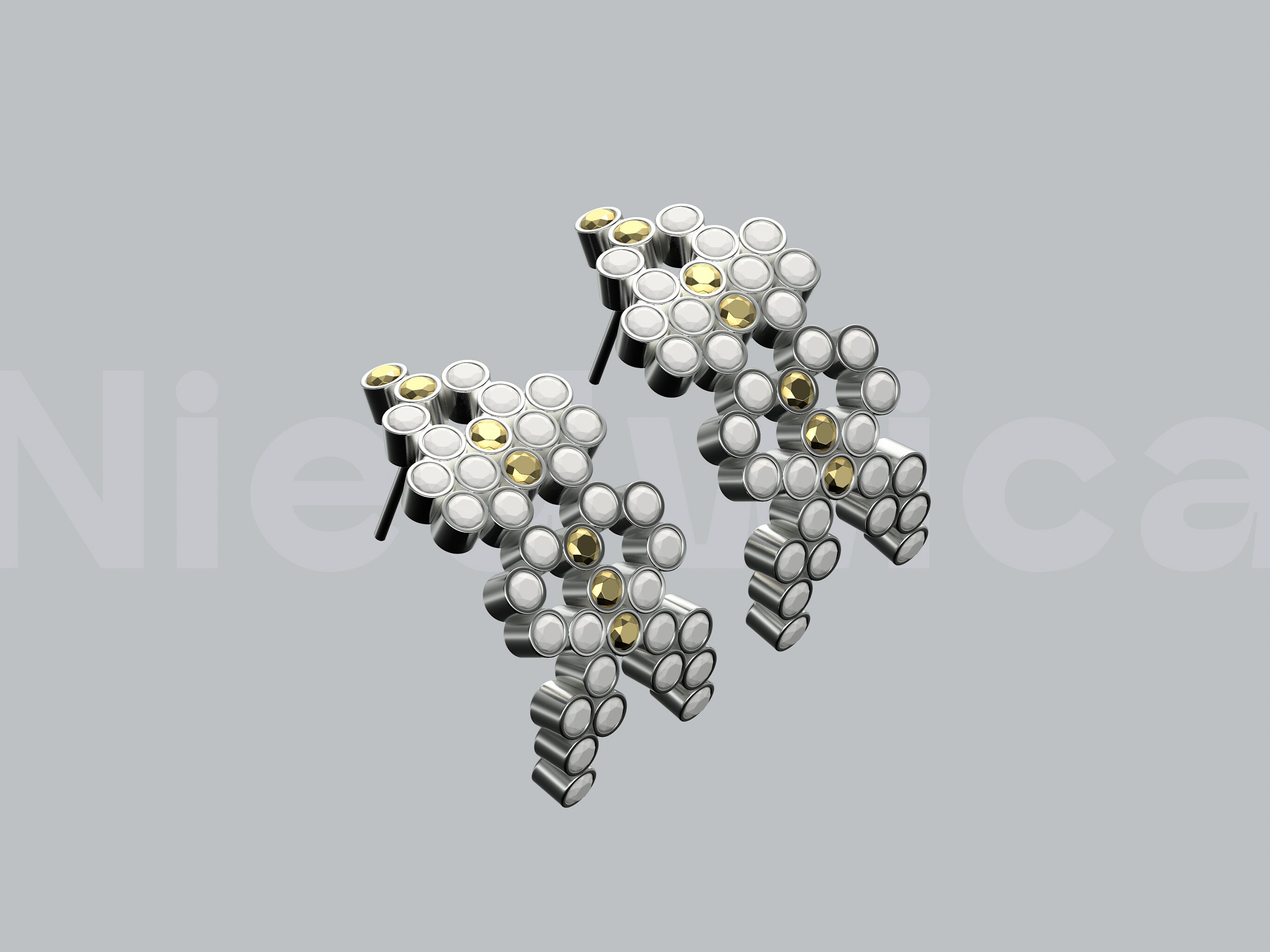 3D Jewelry Collection: 9 Unique STL 3D Models Earrings and Pendants ...