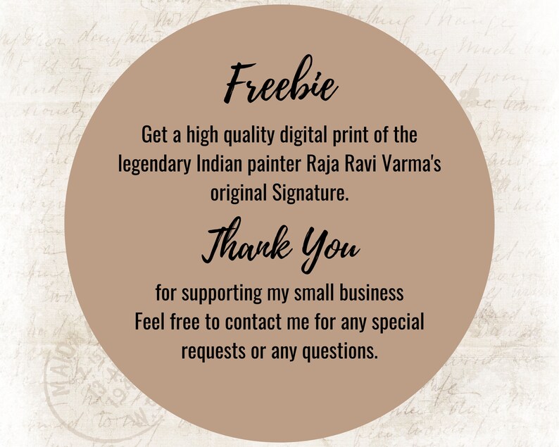 Buy Damayanthi by Raja Ravi Varma Painting Digital Print Vintage Online ...