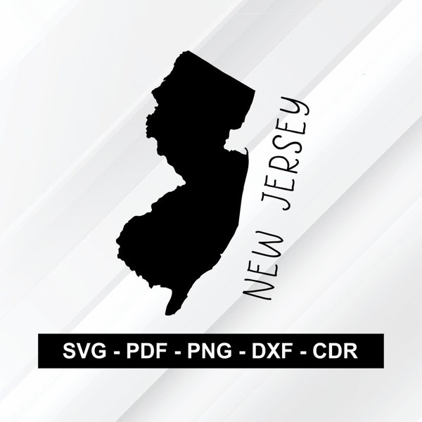 New Jersey Svg - Etsy