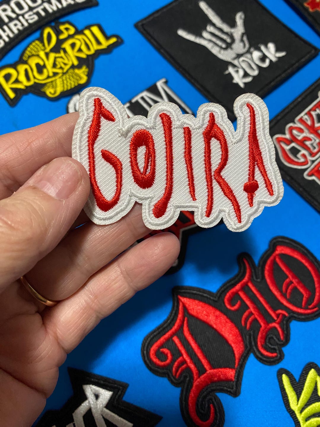 Gojira Band Patch, Iron on Embroidered - Etsy