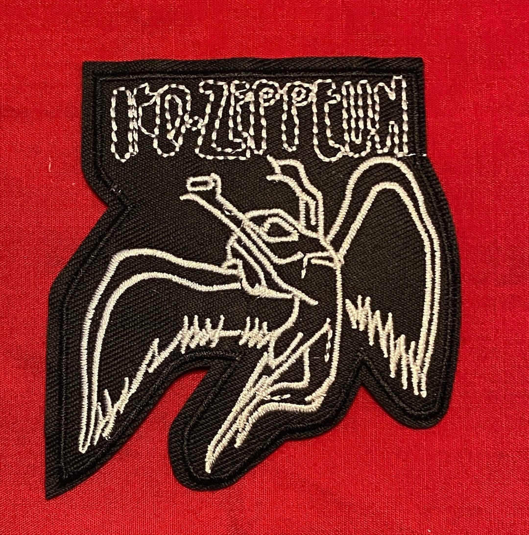 Led Zeppelin Iron on Embroidered Patch - Etsy