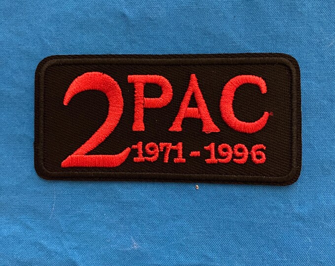 TUPAC Hip Hop Music Iron on Embroidered Patch - Etsy