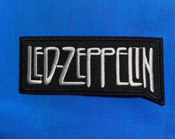 Led Zeppelin Iron on Embroidered Patch - Etsy