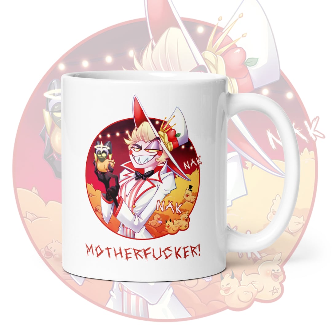 Lucifer Morningstar, Duck, Hazbin Hotel, Anime Merchandise, Coffee Mug ...
