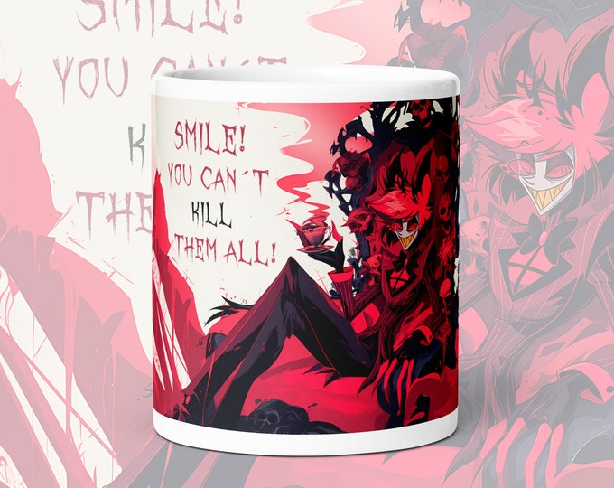 Alastor, Radio Demon, Hazbin Hotel, Anime Merchandise, Coffee Mug - Etsy