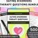 Person-centered Therapy Questions Bundle Emotional Awareness, Grief ...