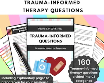 100 Trauma-informed Therapy Questions Trauma Therapy Trauma Therapist ...
