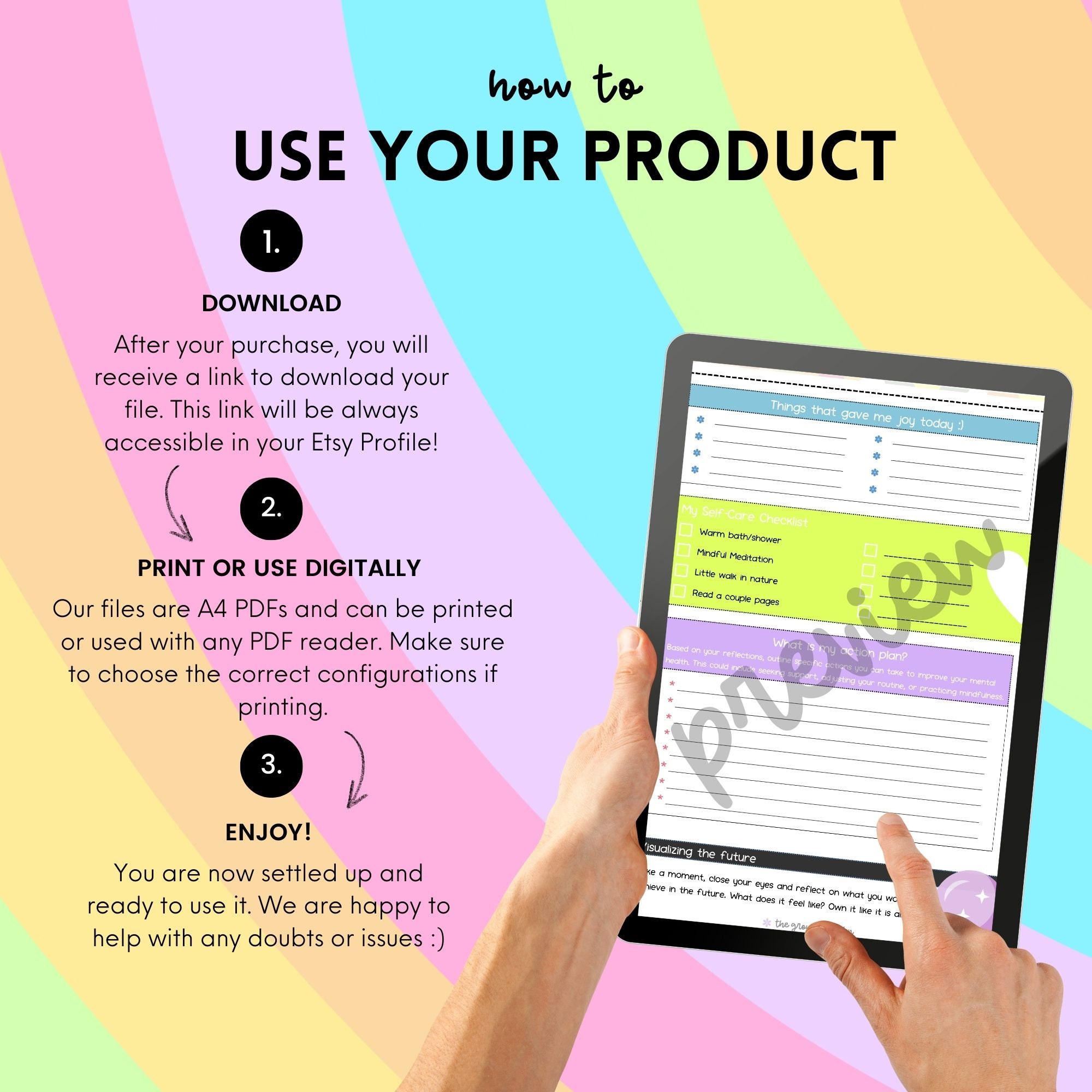 Self-reflection Worksheet - Therapeutic Reflection - Self-discovery ...