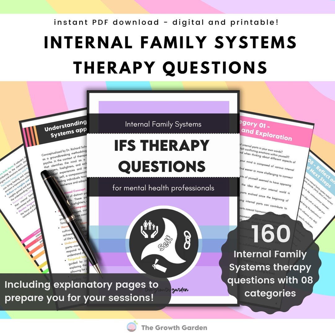 IFS Therapy Questions | Internal Family Systems Interventions for Parts ...