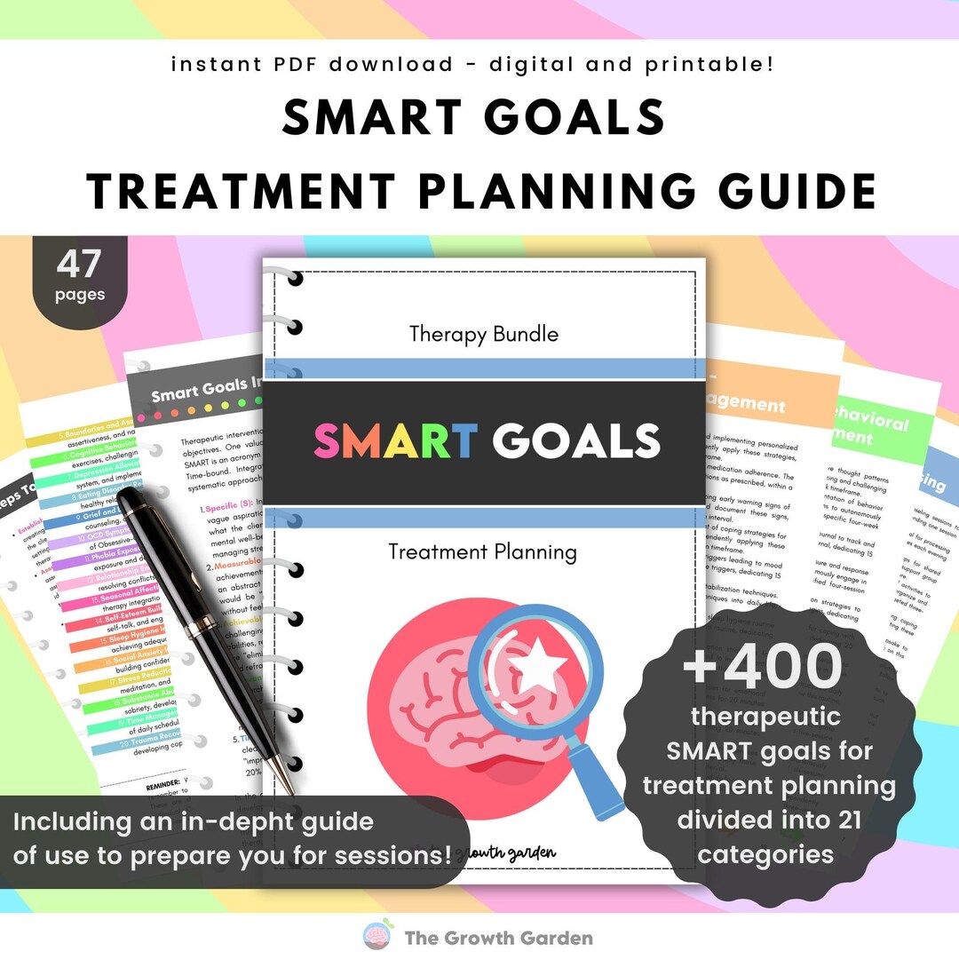Buy SMART Goals Treatment Planning Guide: Therapy Goal-setting ...