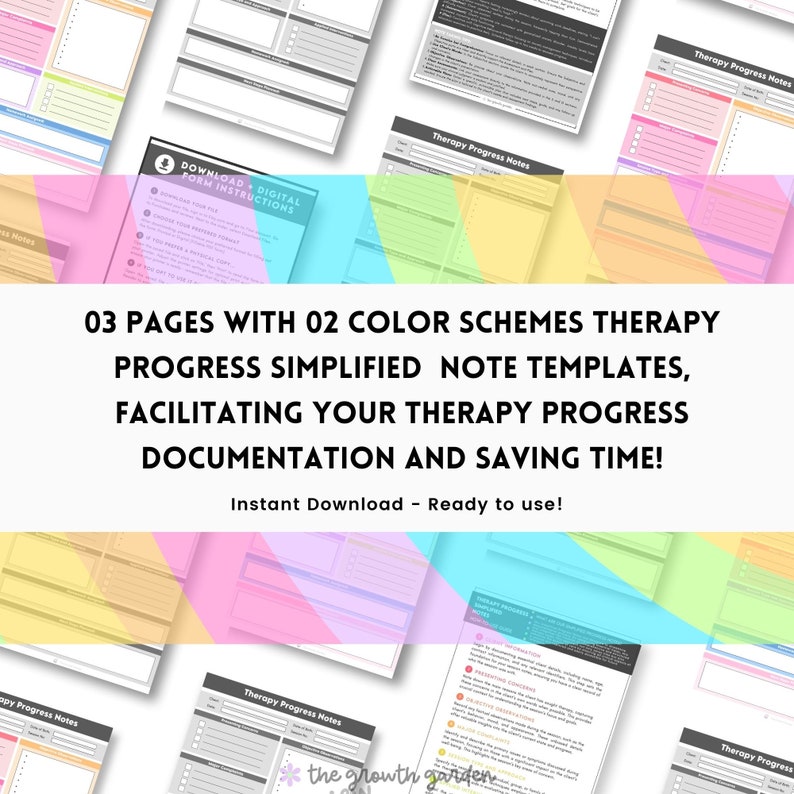 Therapy Progress Notes Template - Simplified Version - Therapy Session ...
