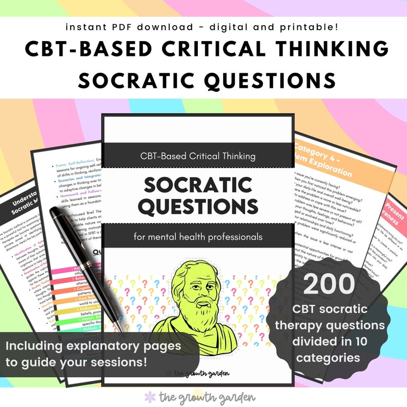 Socratic Questions Cbt-based Critical Thinking Socratic Questions ...