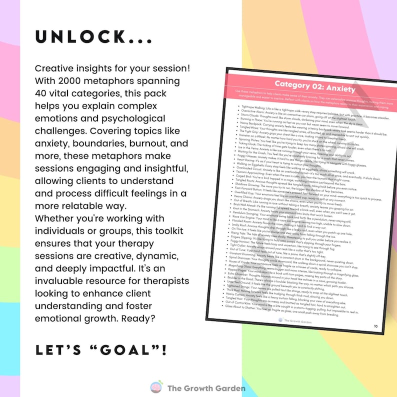 Therapy Metaphors | Counseling Tools for Client Engagement & Sessions ...