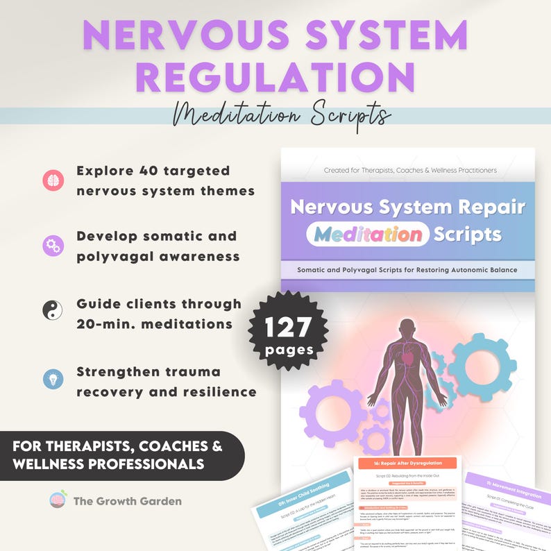Nervous System Regulation Scripts | Somatic Healing & Trauma Therapy ...