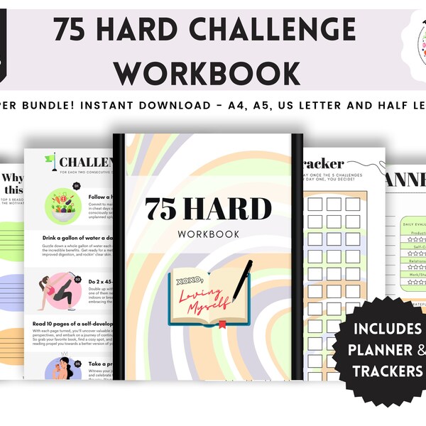 75 Hard Printable - Etsy