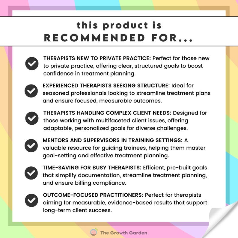 Therapy SMART Goals Guide: Treatment Planning, Progress Notes, Therapy ...