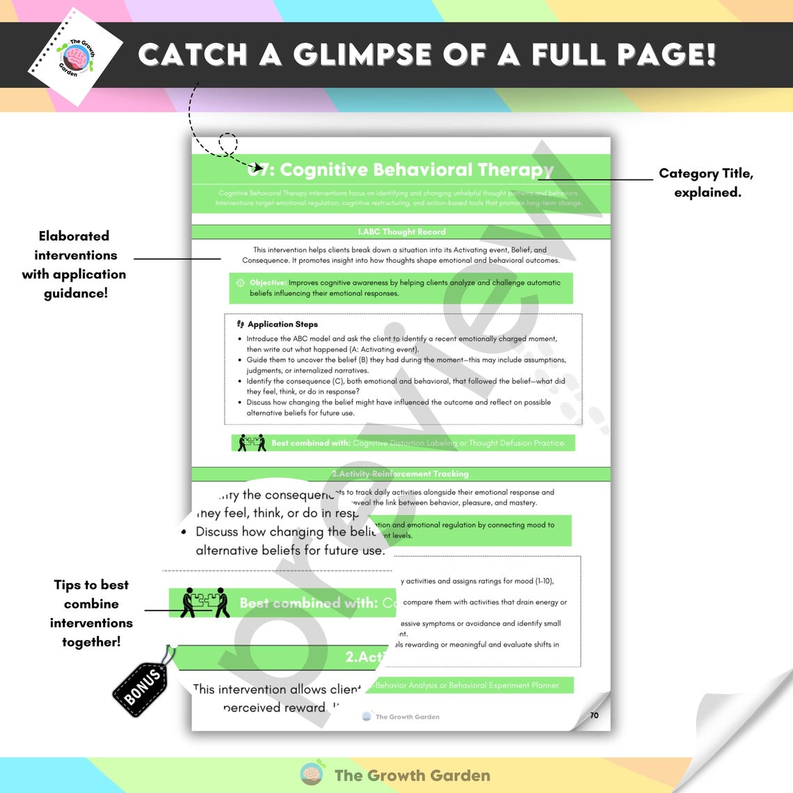 Therapy Interventions Mega Bundle | 800+ Evidence-based Worksheets for ...