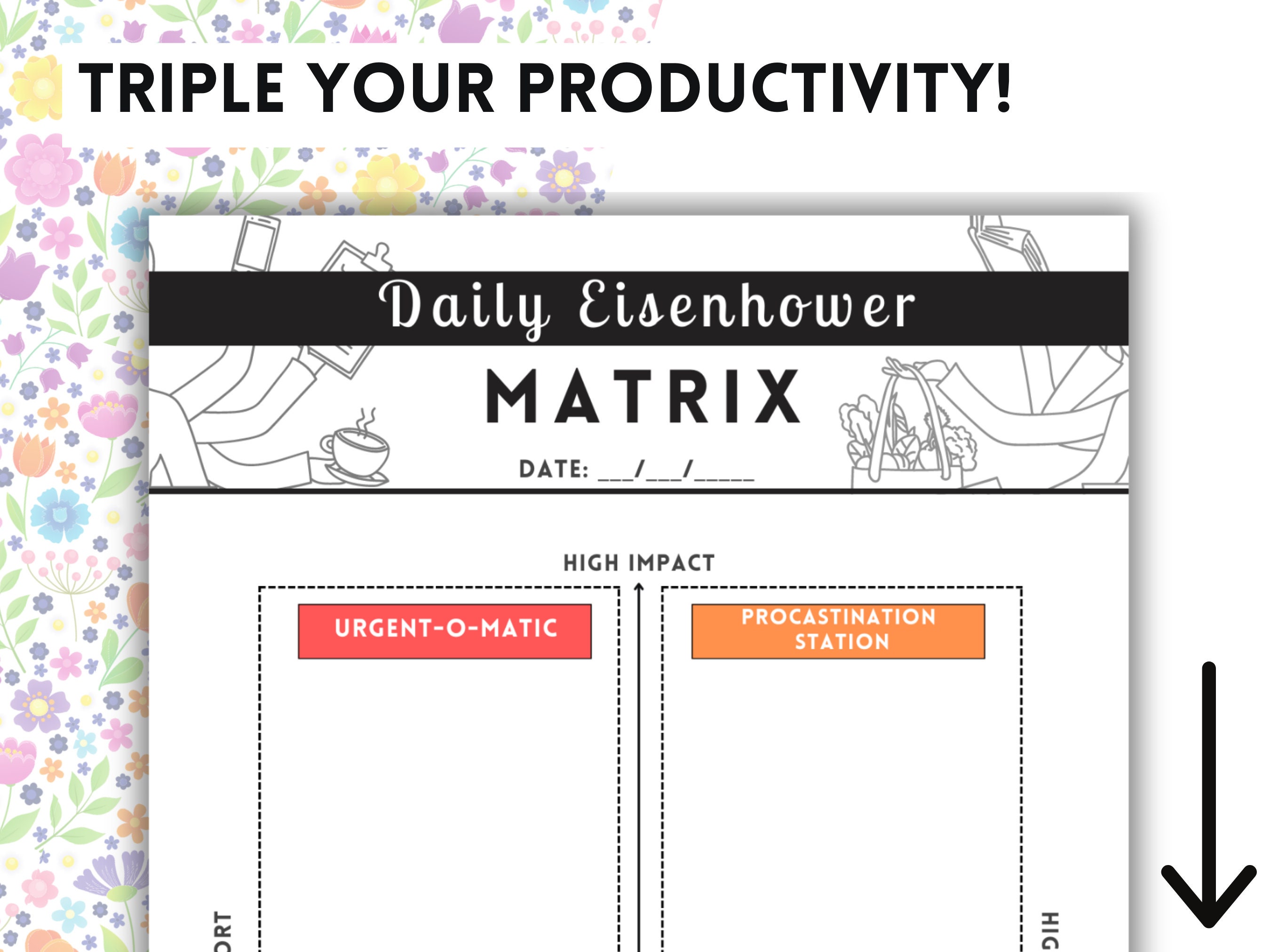 Eisenhower Matrix Pdf Download Free Productivity Tool
