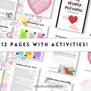 People Pleasing Workbook Journal Instant Download Printable, DBT ...