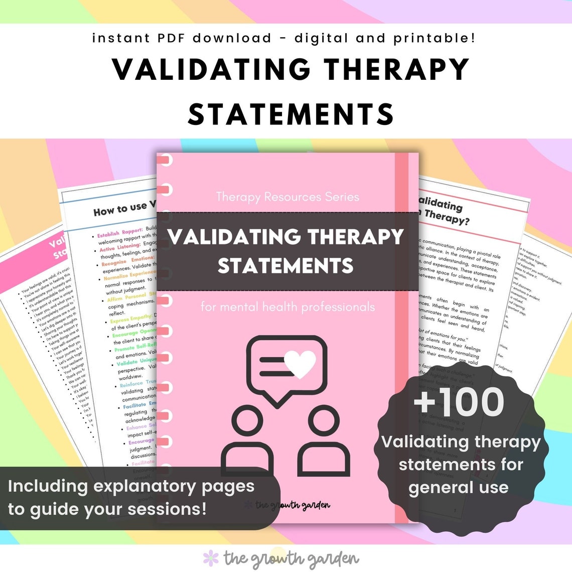 Validating Statements for Therapy Therapist Client Validating ... Validating Statements for Therapy Therapist Client Validating ...