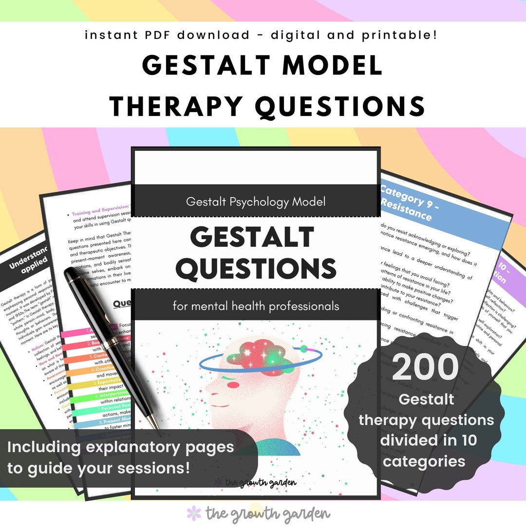 Gestalt Therapy Questions | Psychotherapy Prompts & Interventions for ...