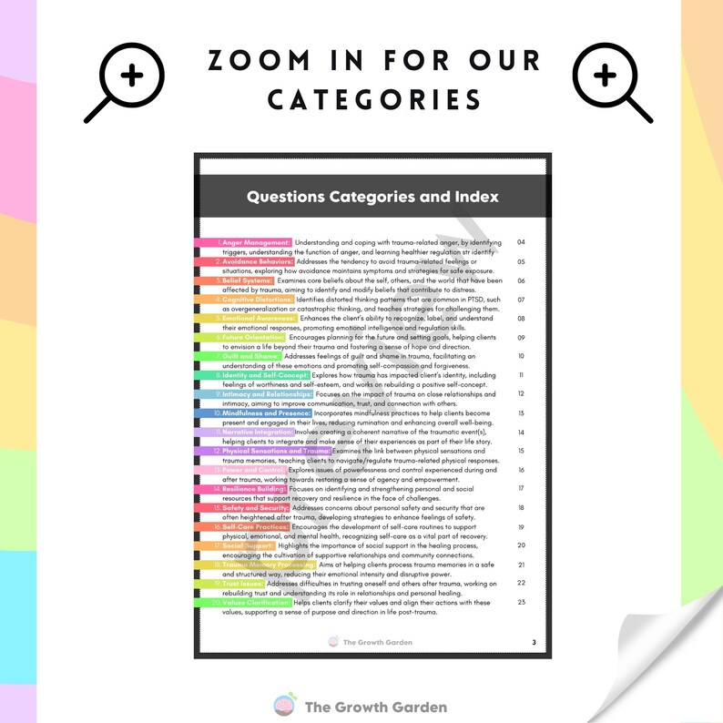 Cognitive Processing Therapy, CPT, Therapy Questions Bundle | Trauma ...