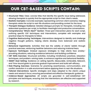 CBT Therapy Session Scripts - 400 Therapy Scripts With CBT Therapy ...