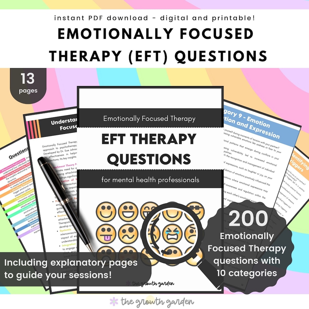 EFT Therapy Questions | Emotionally Focused Counseling Prompts ...