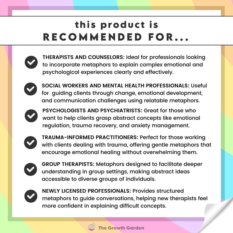 Therapy Metaphors | Counseling Tools for Client Engagement & Sessions ...