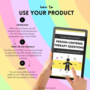 Person-centered Therapy Questions Bundle - Carl Rogers, Emotional ...