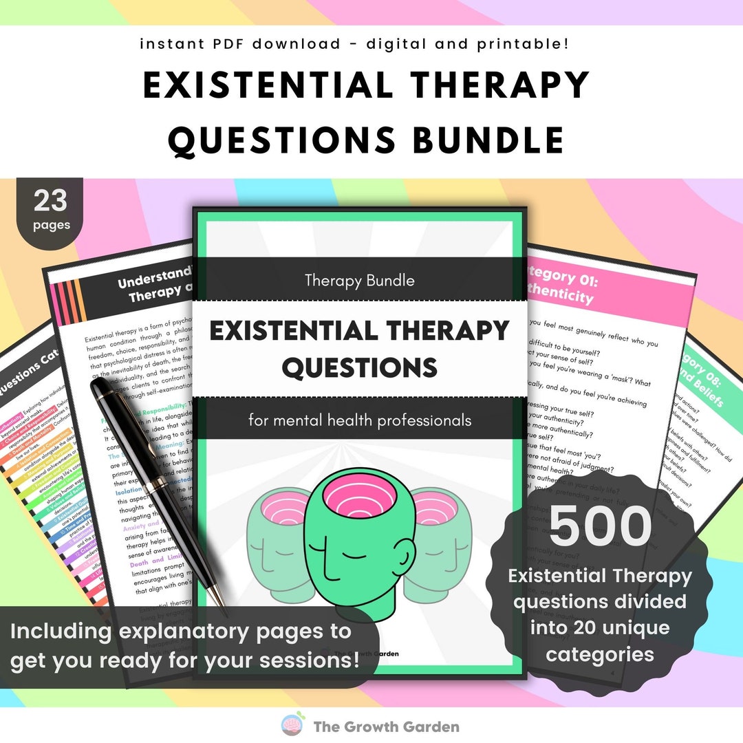 Existential Therapy Questions | 500 Prompts on Meaning, Purpose, Choice ...