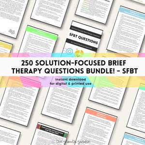 Solution Focused Brief Therapy Questions | Solution-focused Counseling ...