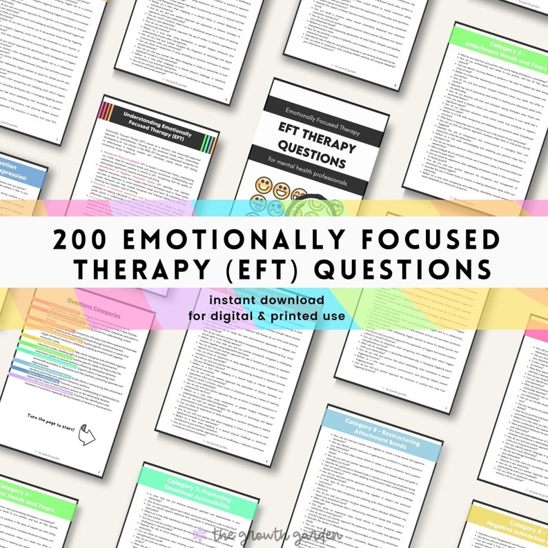 EFT Therapy Questions | Emotionally Focused Counseling Prompts ...
