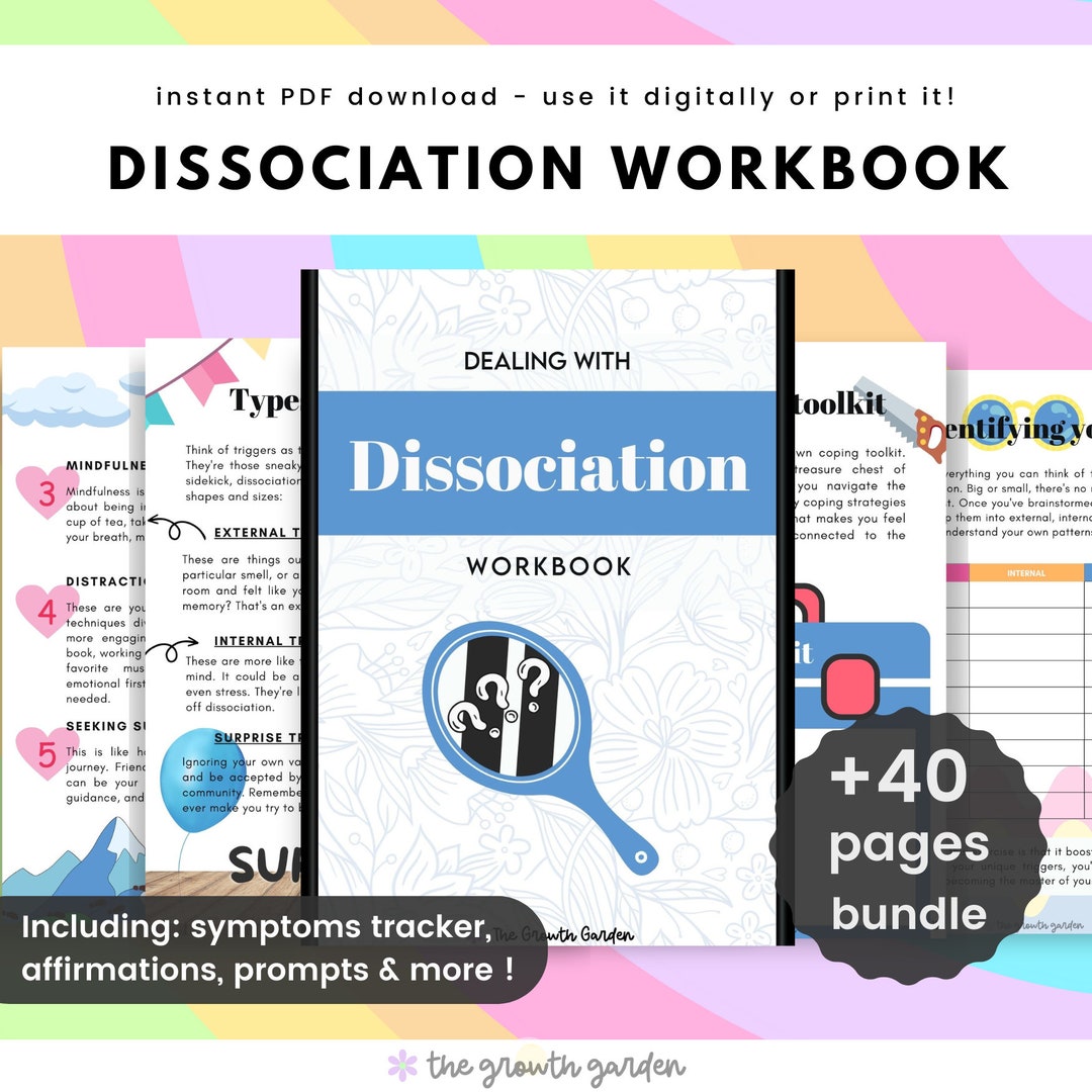 Dissociation Workbook Dissociation Journal for Dissociative Disorders ...