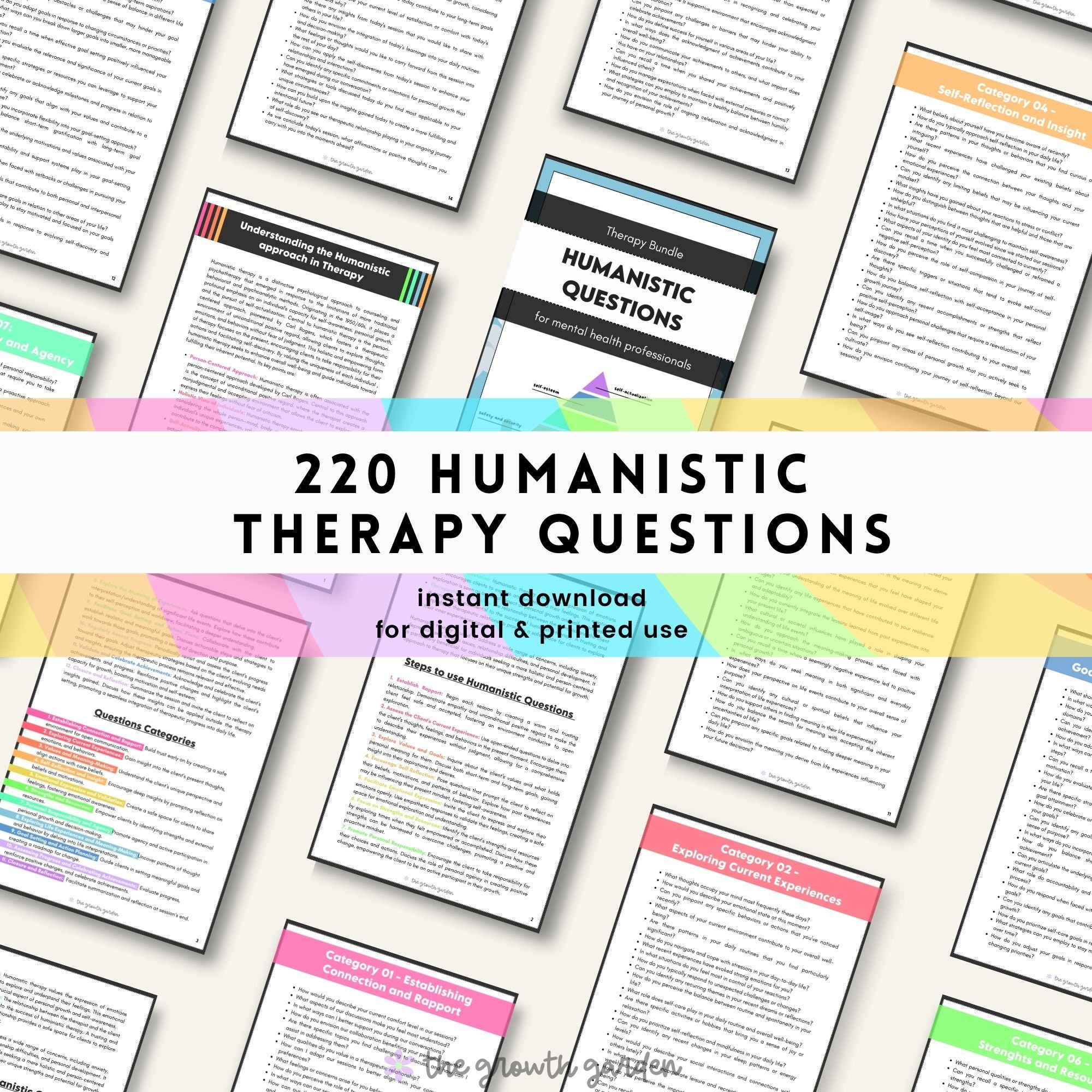 Humanistic Therapy Questions | 220+ Counseling Interventions ...